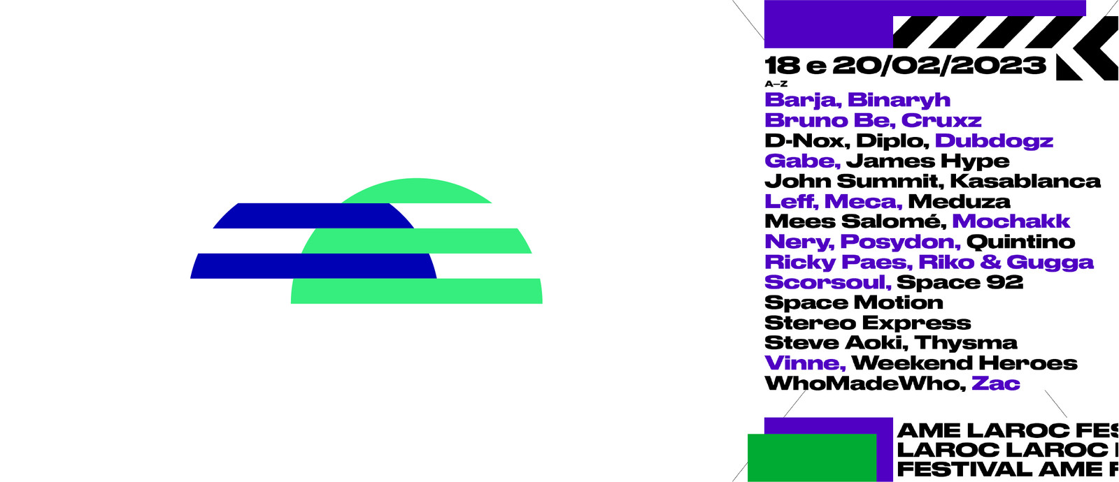 Ame Laroc Festival 2023 / 18 e 20 de Fevereiro Laroc